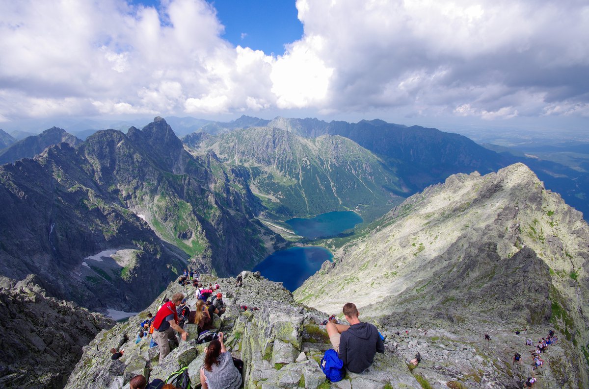 Hiking to Rysy peak - the highest mountain in Poland